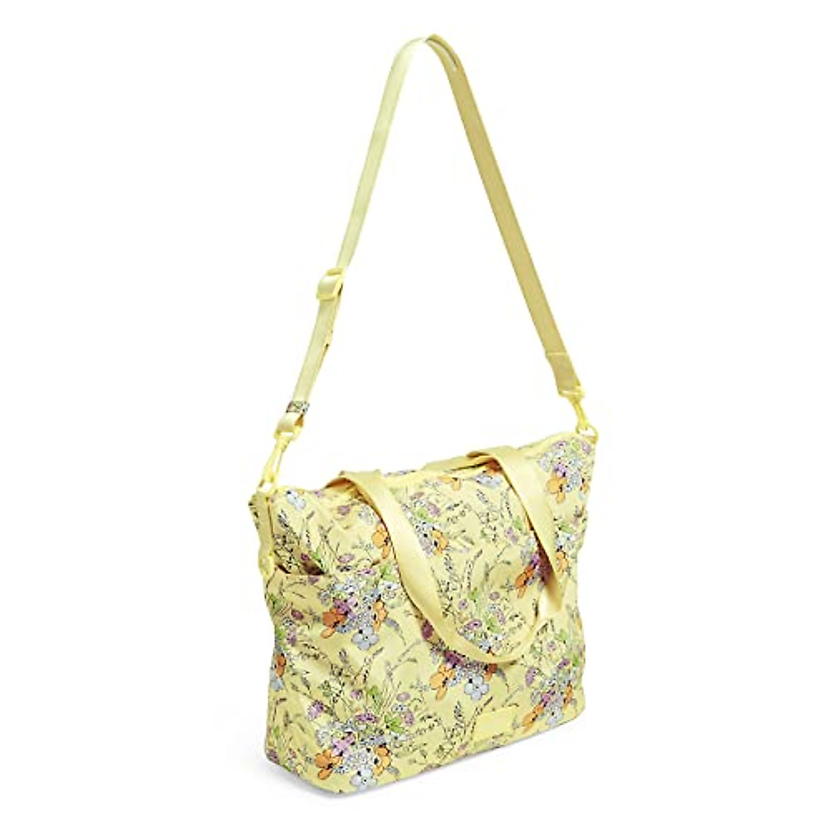 Vera Bradley Women's Recycled Lighten Up Reactive Tote Bag, Sunlit Garden, One Size