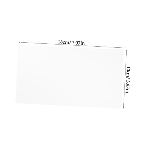 BUGUUYO 10pcs Board Drawing Tool Drawing Board Drawing Paper Templates 3 Mat 3dpen Pad 3D Pen Mat 3D Doodler Pen Mat Three-Dimensional White PVC 3D Printer Child