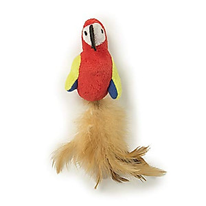 Petlinks Parrot Tweet Electronic Sound Cat Toy, Catnip Filled, Battery Powered - Randomly Selected Color, One Size
