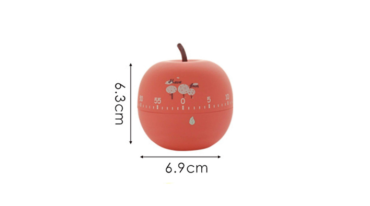 Cute Fruit Kitchen Timer - 60 Minute Mechanical Timer