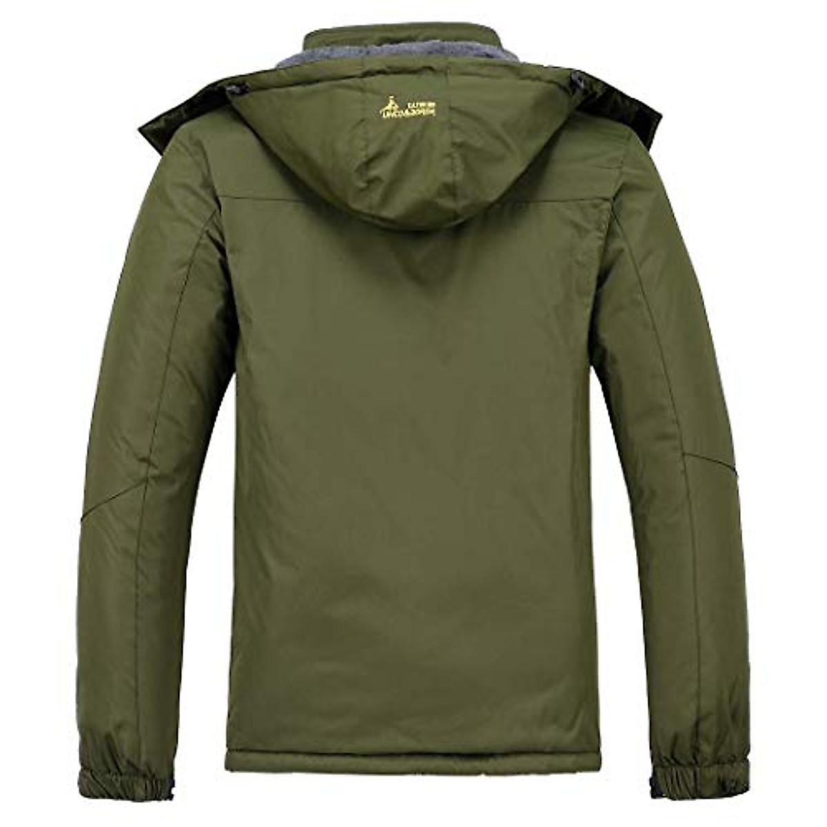 MOERDENG Men's Waterproof Ski Jacket Warm Winter Snow Coat Mountain Windbreaker Hooded Raincoat