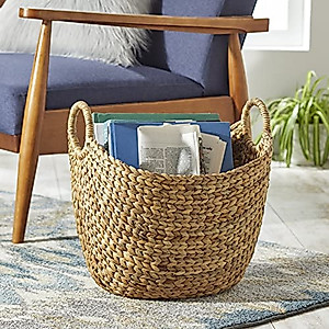Better Homes & Gardens Large Natural Water Hyacinth Boat Basket, Set of 2