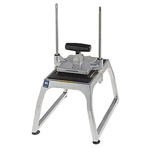 Vollrath 55457 1/4" Dice Cut Fruit and Vegetable Dicer | InstaCut 5.1 Tabletop Manual Food Processor for Cafeteria | 10-1/4"W x 11-1/4"D x 7-1/4"H, Silver, Aluminum Base, Stainless Steel Rods, NSF