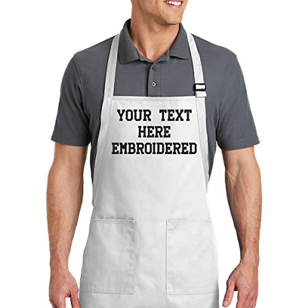 Personalized Chef Name Embroidered Apron