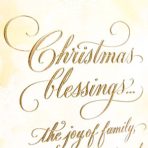 Hallmark Religious Christmas Boxed Cards, Christmas Blessings (12 Cards and 13 Envelopes)