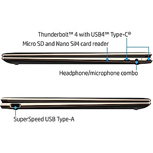 HP Spectre x360 Luxury 14T, 13.5" 3:2 WUXGA Touch, Intel i7-1195G7, 16GB RAM, 1TB NVMe SSD, Intel 5G nanoSim Slot, Fingerprint, Tilt Pen, Black, Win 11 Pro, B&O Audio, 64GB TechWarehouse Flashdrive