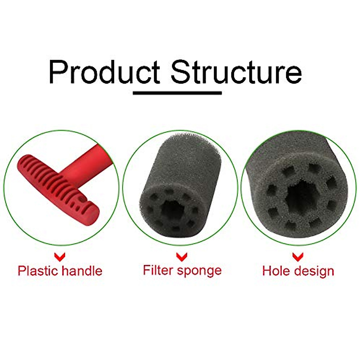 Huakun 1 Set Wheel Fitting Lug Nut Cleaning Brush Detachable Car Detailing Tool Soft Sponge Cleaner Used to Clean Dead Corners Around Various Nuts