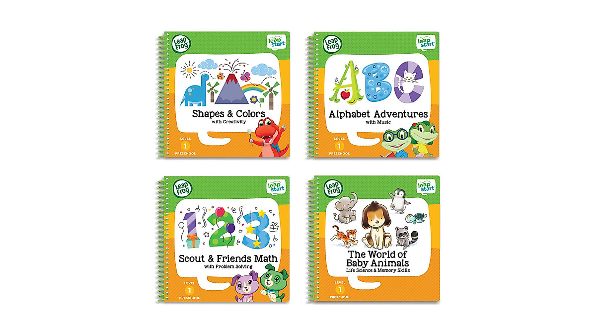 LeapFrog LeapStart 4-in-1 Kids Activity Book Bundle