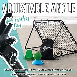 Franklin Sports Backlash Outdoor + Backyard Game - 4 to 6 Player Target Net Game - Perfect for Beach, Backyard + Tailgate - Includes (1) Target Net, (1) Mini Ball, Boundary Cones and Carry Bag