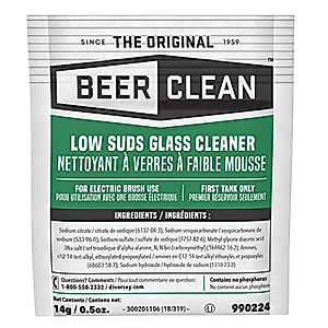Diversey-990224 Beer Clean Low Suds Glass Cleaner (0.5-Ounce, 100-Pack)