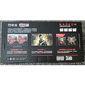 maxsun AMD Radeon RX 580 8GB 2048SP GDDR5 Computer Video Graphics Card GPU for PC Gaming 256-Bit DirectX 12 DVI, HDMI, DisplayPort Multi Monitors Extend (Black)