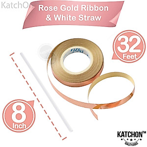 KatchOn, Rose Gold 31 Balloons Numbers - 40 Inch, Pack of 12 | 31 Birthday Decorations for Women | 31 Birthday Balloon With Confetti Balloons | 31st Birthday Decorations for Women | 31 Number Balloons