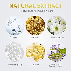 NAZANO Under Eye Patches - 30 Pairs - 24K Gold Eye Mask- Puffy Eyes & Dark Circles Treatments,Reduce Under Eye Bags and Smooth Wrinkles,Eye Skin Care Pads With Collagen