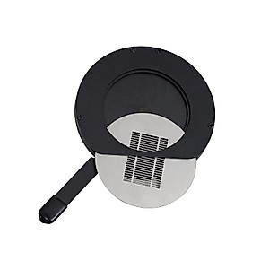 WELLMAKING Adjustable Aperture Iris Diaphragm(Supports Inserting gobos) for Optical snoot, can Adjust The Size of Aperture and gobo's Projection Simultaneously