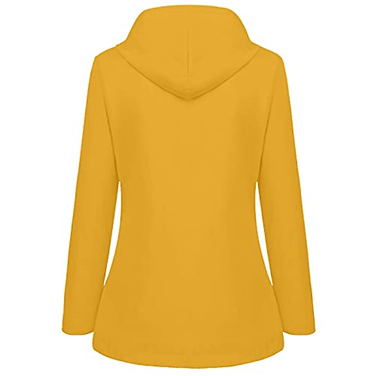 Jackets for Women Fashion, Warm Oversize with Pockets Womens Fall Clothes Coats Tops Kawaii Long Sleeve Active Xmas Girl Jackets Thanksgiving Shirts for Women Yellow