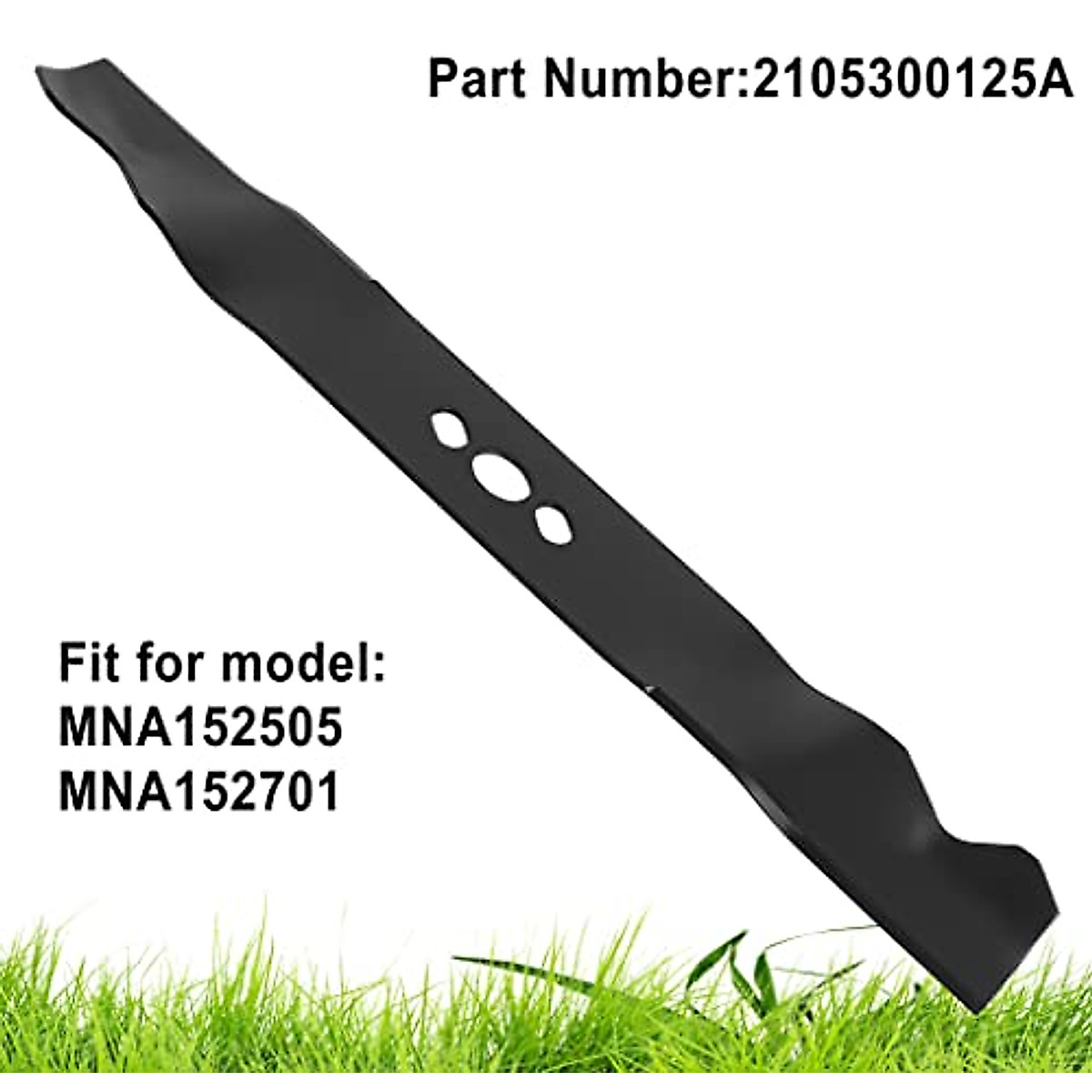 Wadoy 2105300125A Blade 1 Pack, MNA152505 MNA152701 Lawn Mower Blade Compatible with Hyper Tough 20 Inch Mower Blade