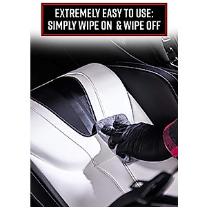 Adam's UV Leather & Vinyl Interior Ceramic Coating - Ceramic Nano Glass Coating for Hard Interior Surfaces | Ultimate Protection for Your Leather, Vinyl, Plastics, Dashboard, More (UV Complete Kit)