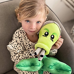 ENOMIN Cute Plant Plush Toy - 12 Inch Peashooter from PVZ, Ideal for Kids & PVZ Fans, for Halloween & Christmas