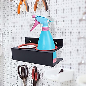 Car Spray Bottle Holder, Wall-Mounted Spray Bottle Rail, Heavy-Duty Spray Bottle Hanger, Garage Bottle Organizer, Car Detailing Spray Holder, Sturdy Spray Bottle Rack, Detailing Accessory Organizer, S