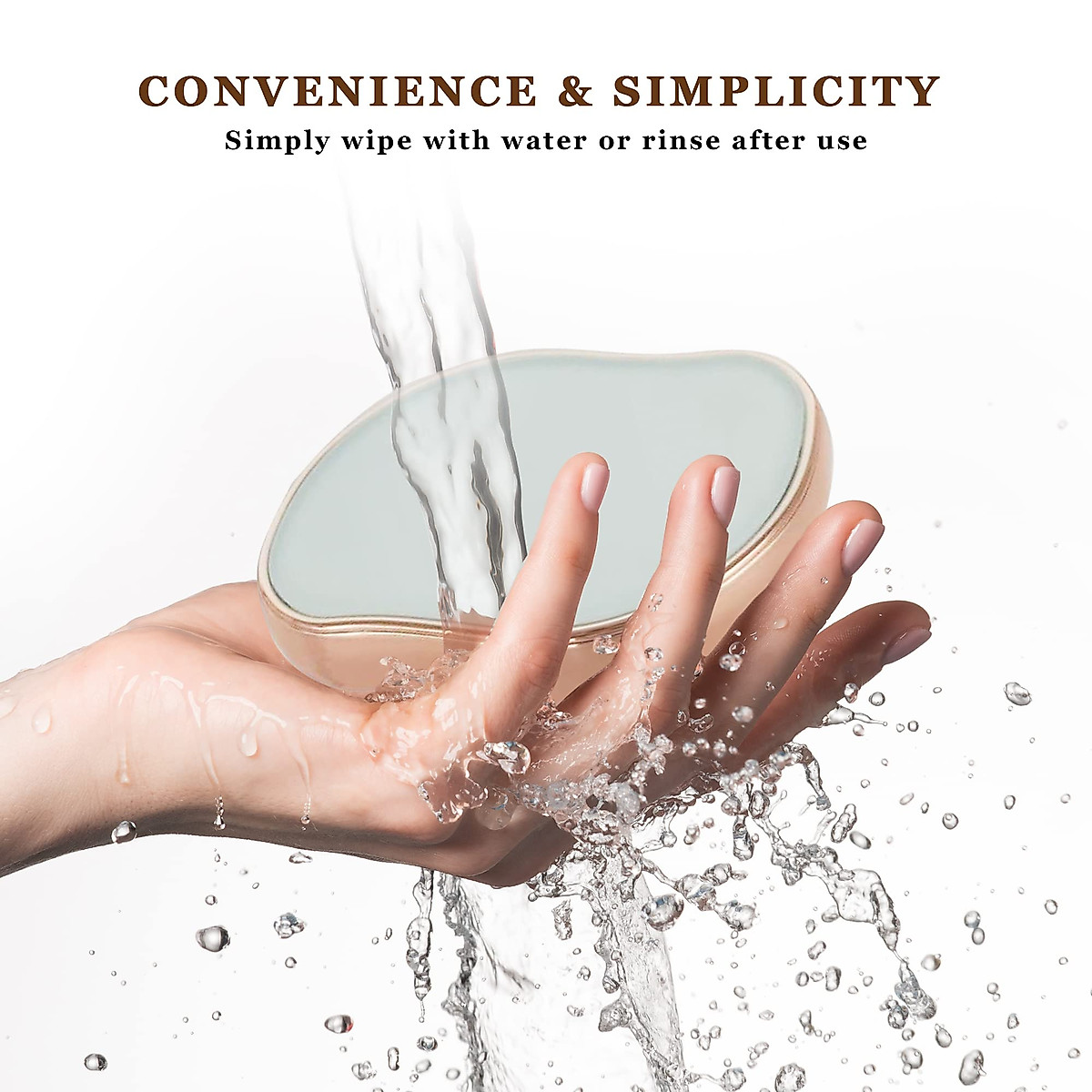 RANDMA Crystal Hair Eraser - Epilator Painless Magic Crystal Hair Remover For Women and Men