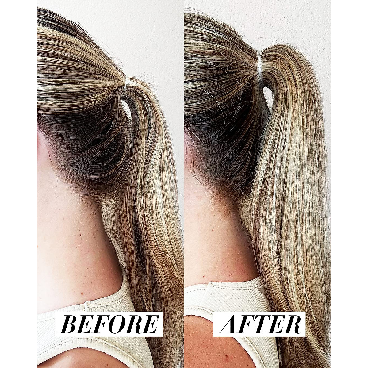 Kitsch PONYFULL Ponytail Volume Enhancer, Volumizing Ponytail Tool, Enhance Ponytail Style for Fine Hair Adds Volume and Lift Perfect for Daily Use & Any Occasion, Hair Accessories for Women (Black)