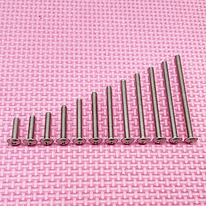 Adiyer 40-Pack Metric M4 x 30mm Machine Screws for Cabinet Drawer Knob Pull Handle, 304 Stainless Steel, Truss Head Bolts, Phillips Drive