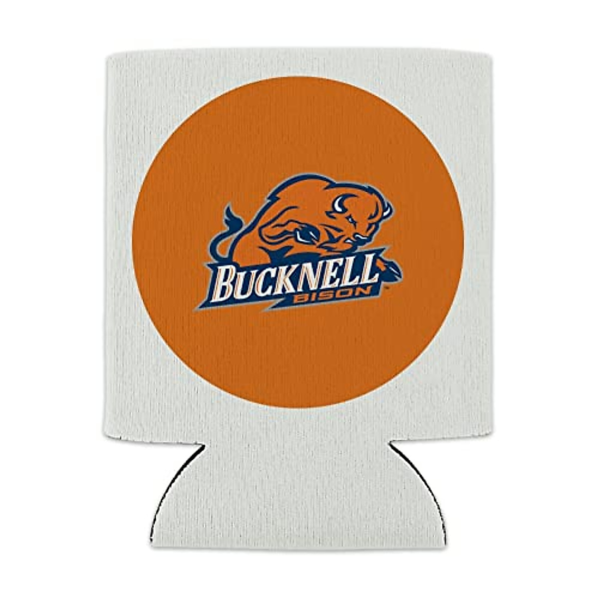 Bucknell Secondary Logo Can Cooler - Drink Sleeve Hugger Collapsible Insulator - Beverage Insulated Holder