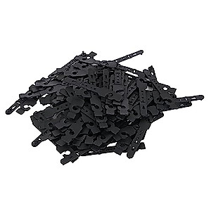 Black Plastic Belt Hangers - Pack of 100