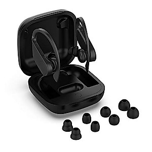 MOTONG for Huawei FreeBuds 4i Silicone Eartips Accessories, Silicone Protective Earphone Ear Tips Earbuds Case Cover for Huawei FreeBuds 4i/FreeLace Pro(Silicone Black)