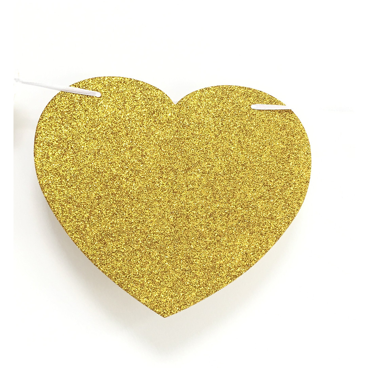 GZFY Cards and Gifts Banner Gold Glitter Letters Hang Bunting | Wedding Decorations | Bachelorette Party | Bridal Shower | Birthday Party Supplies Photo Prop