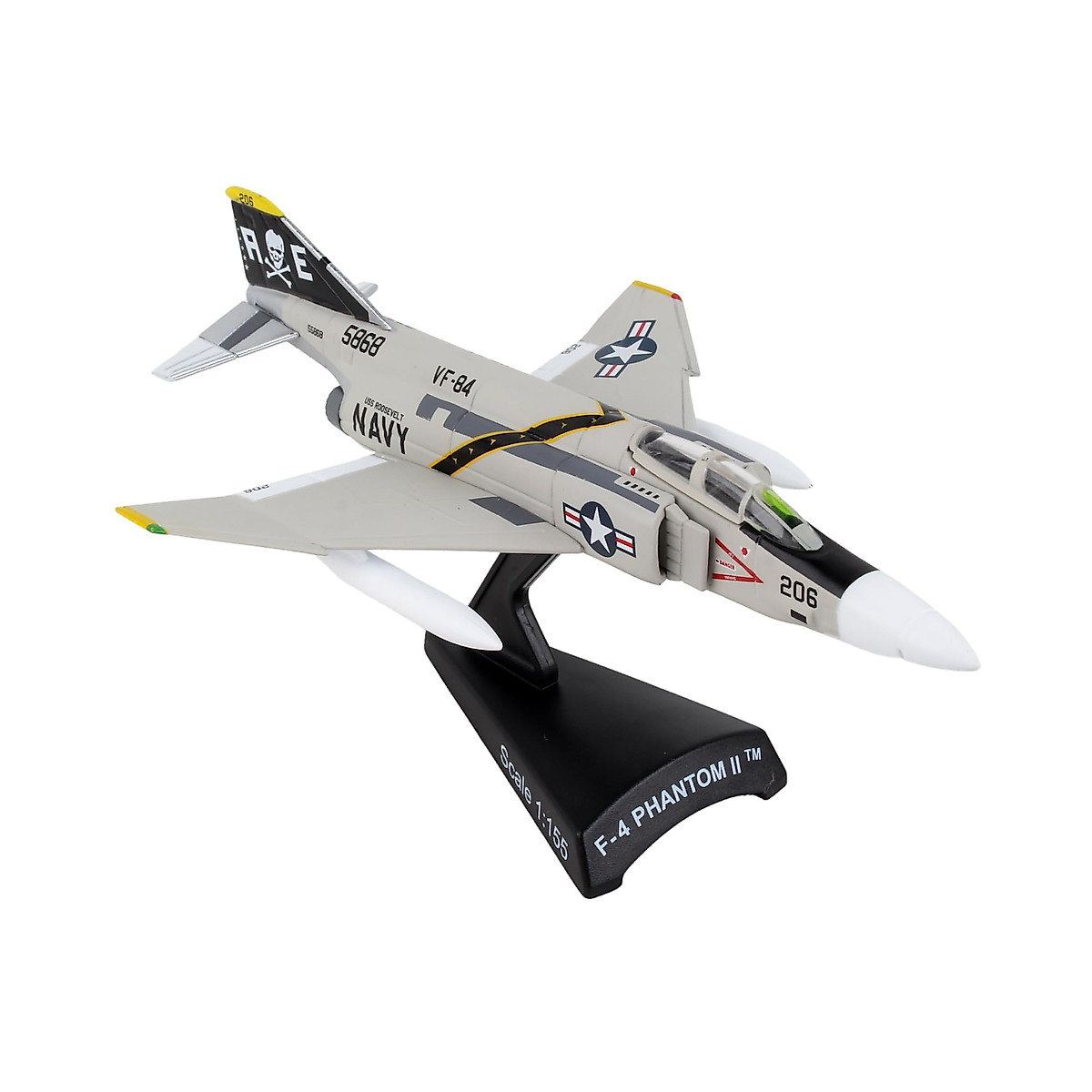 Daron Postage Stamp F4 Phantom II 1/155 Jolly Rogers VFA-84