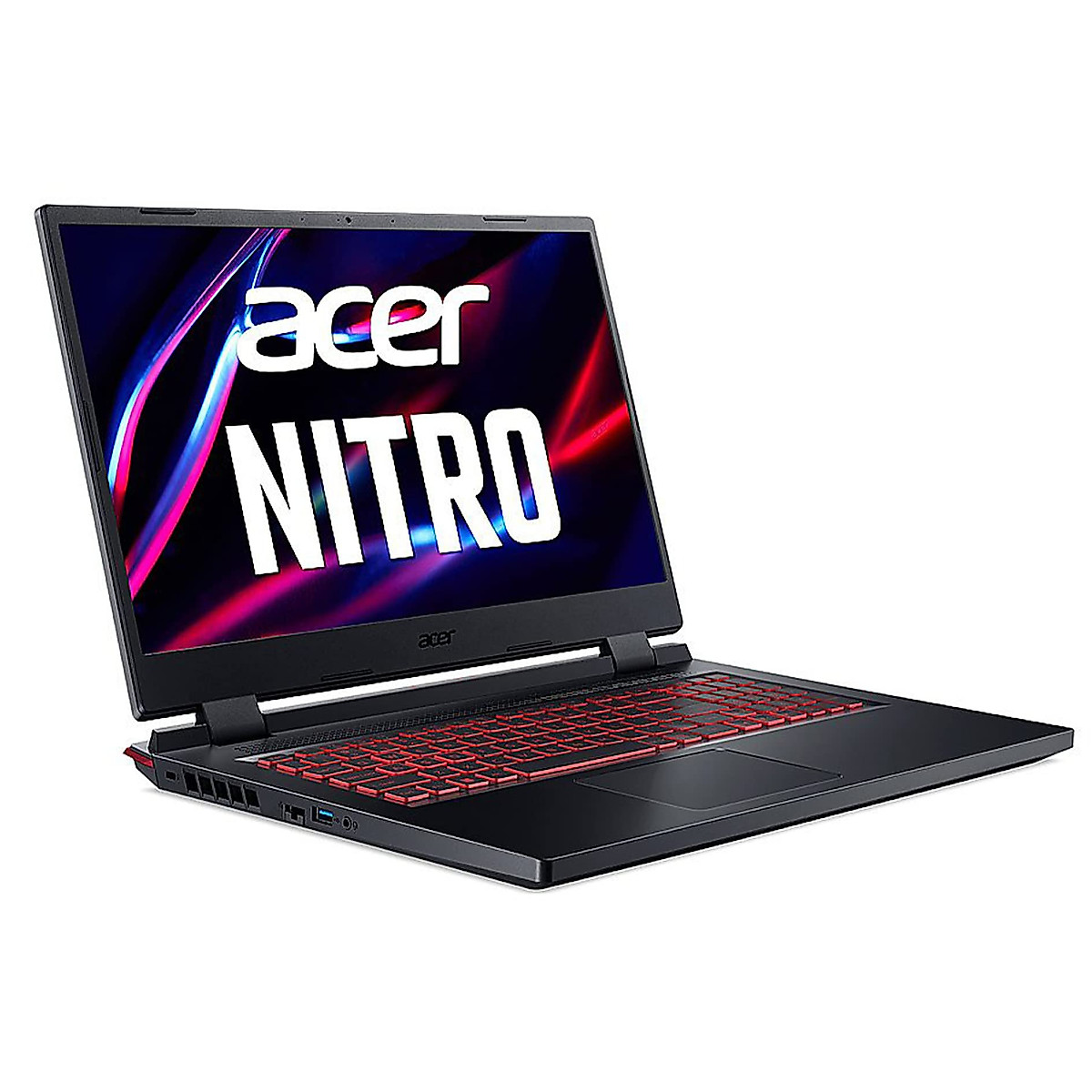 acer 2022 Nitro 5 17.3" FHD 144Hz IPS Gaming Laptop, Intel Core i5-12500H, 16GB RAM, 512GB PCIe SSD, Backlit, NVIDIA GeForce RTX 3050, Win11 Pro, Black, 32GB SnowBell USB Card