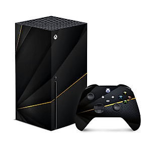 TACKY DESIGN Infinite Space Skin Compatible for Xbox Series x Skin Futuristic Console & Two Controller Skin, Xbox x Sticker Premium Vinyl 3M Decal Full wrap, Xbox Cover