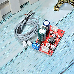 Comimark 1Pcs DIY NE5532 Dynamic Microphone Stereo Preamp Amplifier Board DC9-24V AC8-16V