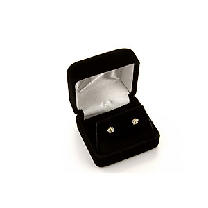 14k Yellow Gold Stud Earrings with Screw Back