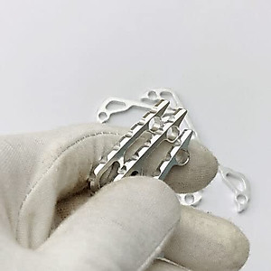 1PC Aluminium Alloy Back Spacer For Benchmade Bugout 535 Black/Silver (Silver)