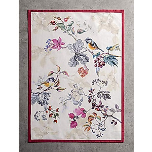 Maison d' Hermine Kitchen Towel 100% Cotton Quick Dry Cleaning Dishtowel for Gifts, Dining, Home, Wedding, Banquet, Buffet, Equinoxe - Beige - Thanksgiving/Christmas (Set of 3)