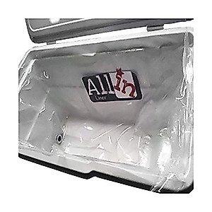 Allinliner Cooler Liner - 3-Pack Disposable Cooler Insert Liner - BPA-Free Plastic Liner for Carry Cooler - Heavy-Duty Liners for 60qt-95qt Day Coolers - Great for Fishing, Hunting, Camping, BBQ
