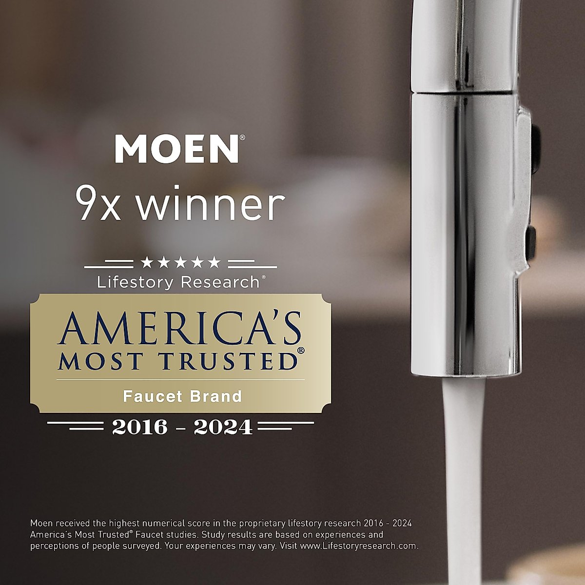 Moen T2690 Voss Posi-Temp with Built-in 3-Function Transfer Valve Trim Kit, Valve Required, Chrome