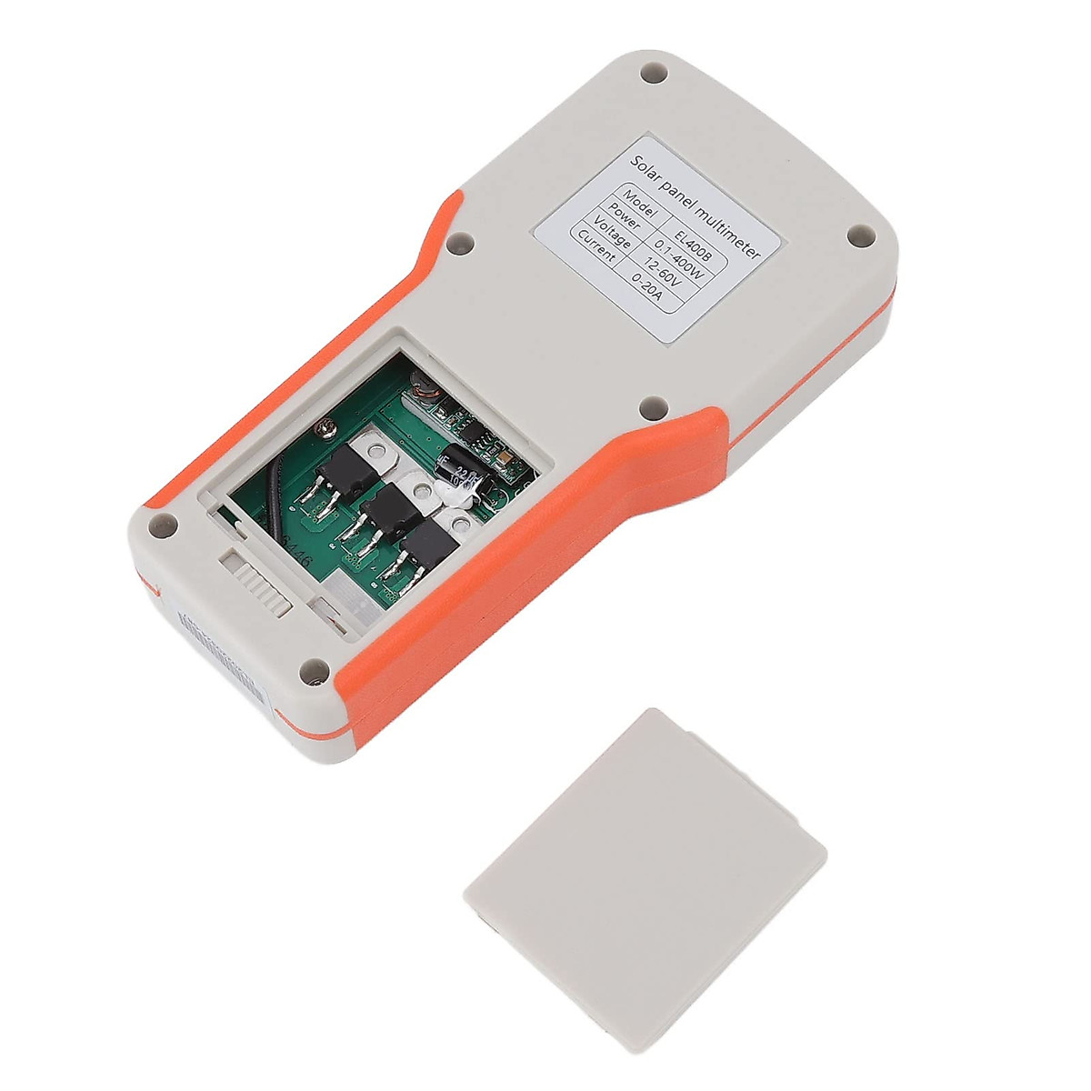 Multimeter, Upgraded LCD Solar Panel Multimeter Multifunctional LCD Solar PV Panel MPPT Tester with Backlight for Photovoltaic Panel for Measuring Voltage, Current, Resistance, Tests Live Wire