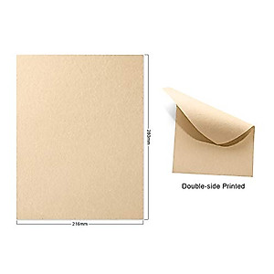 Stationery Paper-Antique Paper,Old Fashioned Design Vintage Paper -Printer Friendly,Letter Size (8.5 x 11 in,100 Sheets)