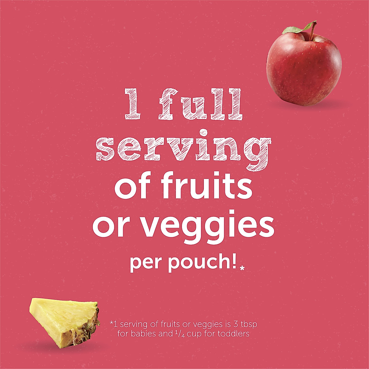 Beech-Nut Baby Food Pouches, Apple Sweet Potato Pineapple Fruit Puree, 3.5 oz (18 Pack)