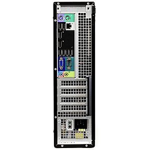 Dell Optiplex 7010 Small Desktop Computer (SFF) | Quad Core Intel i5 (3.2GHz) | 16GB DDR3 RAM | 2TB HDD Hard Disk Drive | Windows 10 Pro | 24in Monitor | RGB Mouse + Keyboard (Renewed)