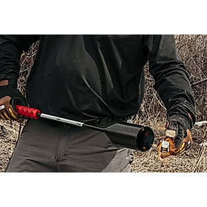 Gas One Propane Torch 500K BTU Heavy Duty Weed Burner Flamethrower with Flint Striker for Bigger Propane Tanks (5-40lb Propane Tanks)