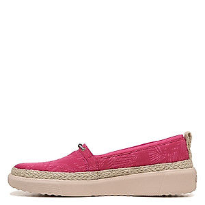 BZees Womens Maui Slip-on Loafer, Pink, 7.5 US