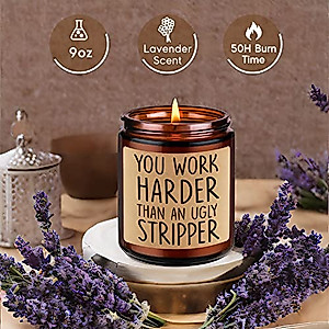 LEADO Scented Candles - Funny Coworker Gifts, Friend Gifts, Coworker Gifts for Women, Men - Coworker Birthday, Appreciation, Appreciation, Mothers Day, Friendship Gifts for Women Friends, Coworkers