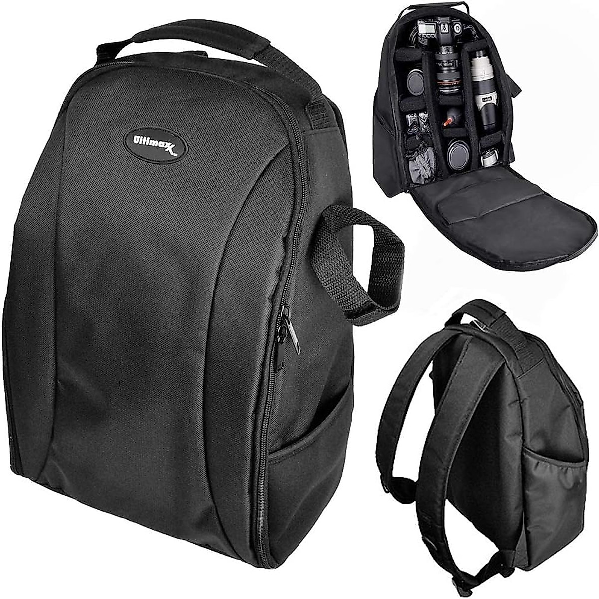 Ultimaxx 650-1300mm (w/ 2X- 1300-2600mm) Telephoto Zoom Lens Kit for Canon EOS 7D, 6D, 5D, 5Ds, 1Ds, 80D, 77D, 70D, 60D, 60Da, 40D, T7s, T7i, T6s, T6i, T6, T5i, T5, T4i, T3i, SL2, SL1