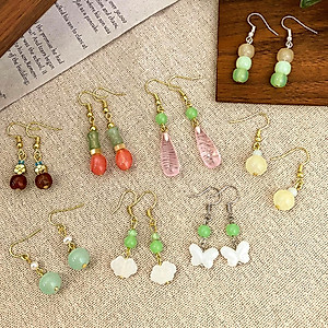 1800pcs 6MM Glass Beads for Jewelry Making, 28 Colors Crystal Bracelet Making Glass Bead Round DIY Craft Beads with Elastic Thread for Earrings Necklace Bracelet Making (6MM-28 Gradient Colors)