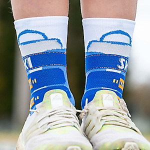 ChalkTalkSPORTS Skiing Woven Mid-Calf Socks | Everyday Casual Ski Socks | Ski Boot Adult