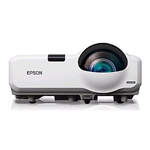 Epson PowerLite 435W WXGA 3LCD Short Throw Projector 3000 Lumens HDMI (Renewed)